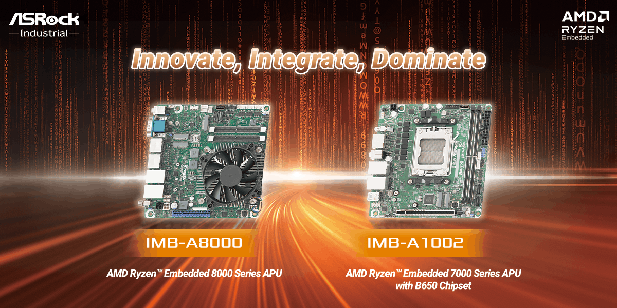ASRock Industrial - ASRock Industrial Unveils IMB-A8000 and IMB-A1002 ...