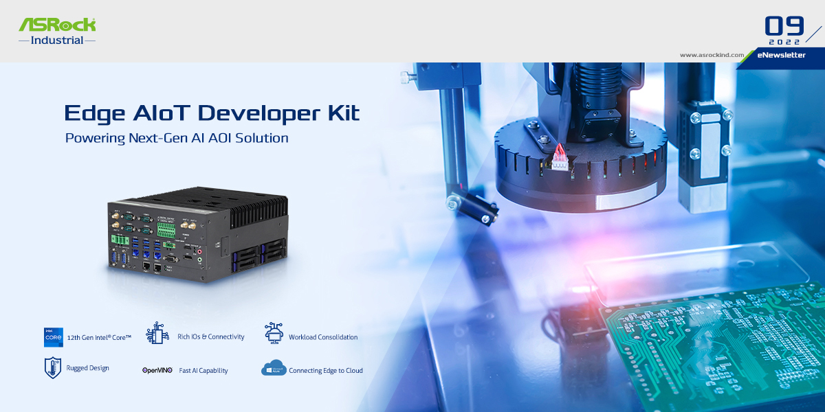 ASRock Industrial - ASRock Industrial Edge AIoT Developer Kit Powers Next-Gen AI AOI Solutions