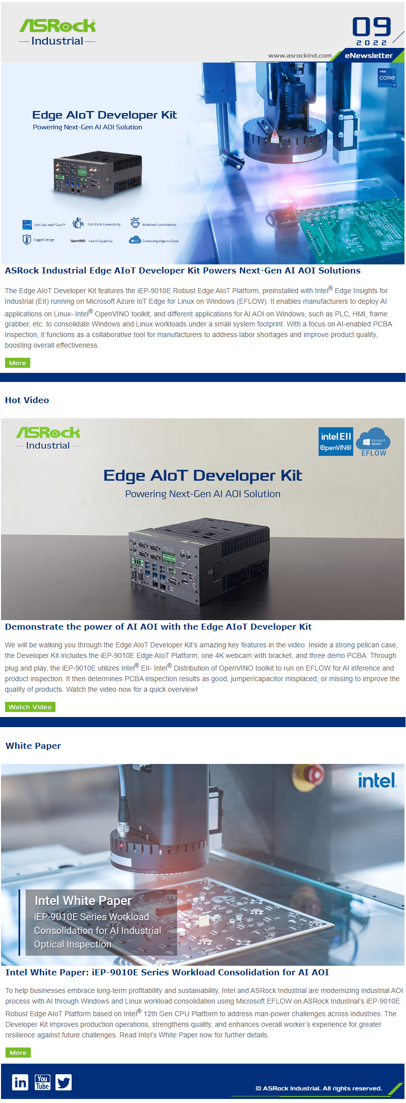 ASRock Industrial - ASRock Industrial Edge AIoT Developer Kit Powers Next-Gen AI AOI Solutions