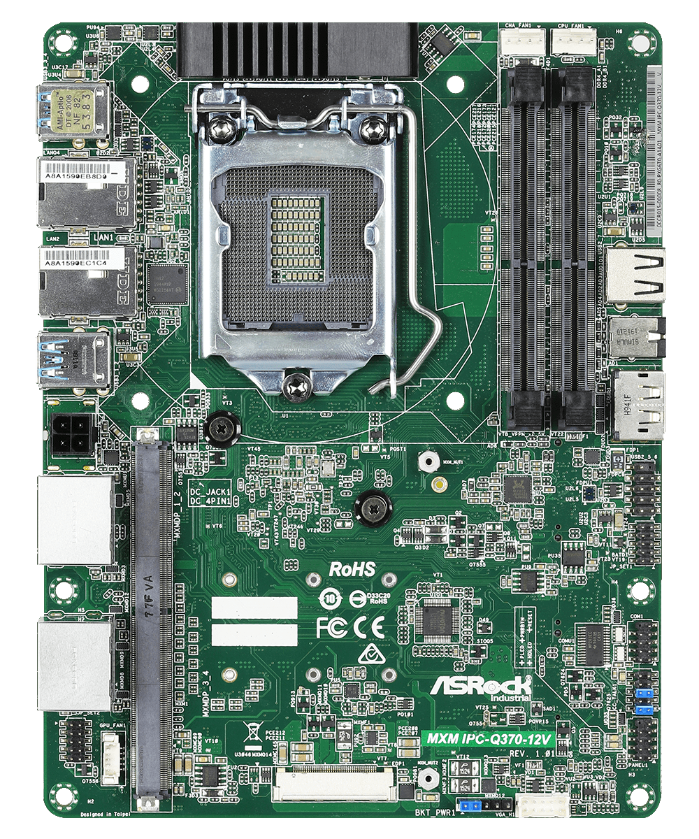 ASRock Industrial - MXM IPC-Q370-12V
